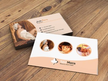 Colorful SPA Business Card | TechMix