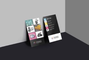 Web Developer Colorful Business Card | TechMix