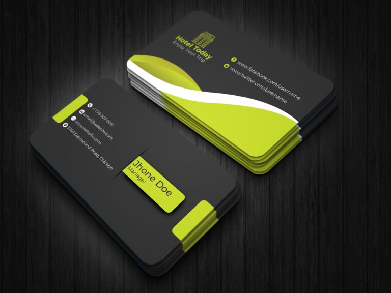Modern Hotel Business Card Design | TechMix