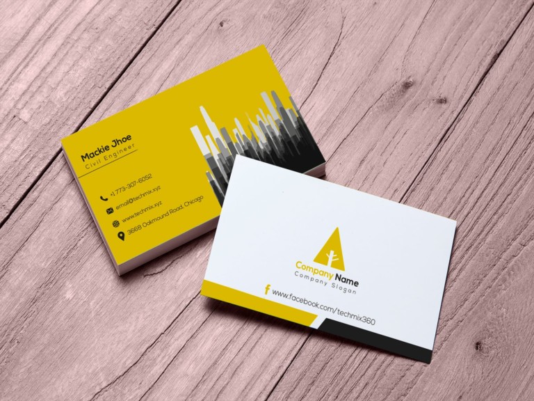 5 Best Civil Engineer Business Card 2021 | TechMix