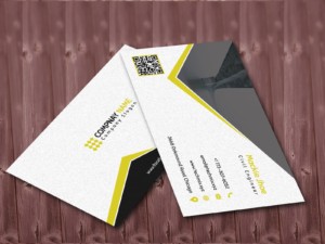Black and White Civil Engineer Business Card | TechMix