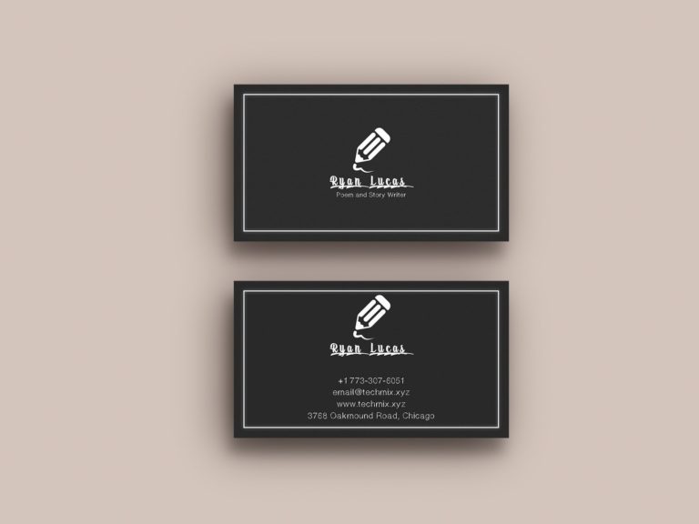 Civil Engineer Business Card Design | TechMix