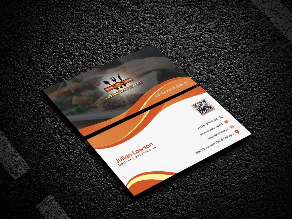 Delivery Man Business Card | TechMix