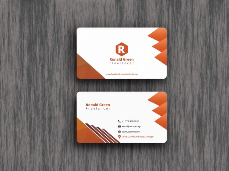 Freelancer Business Card Template | TechMix