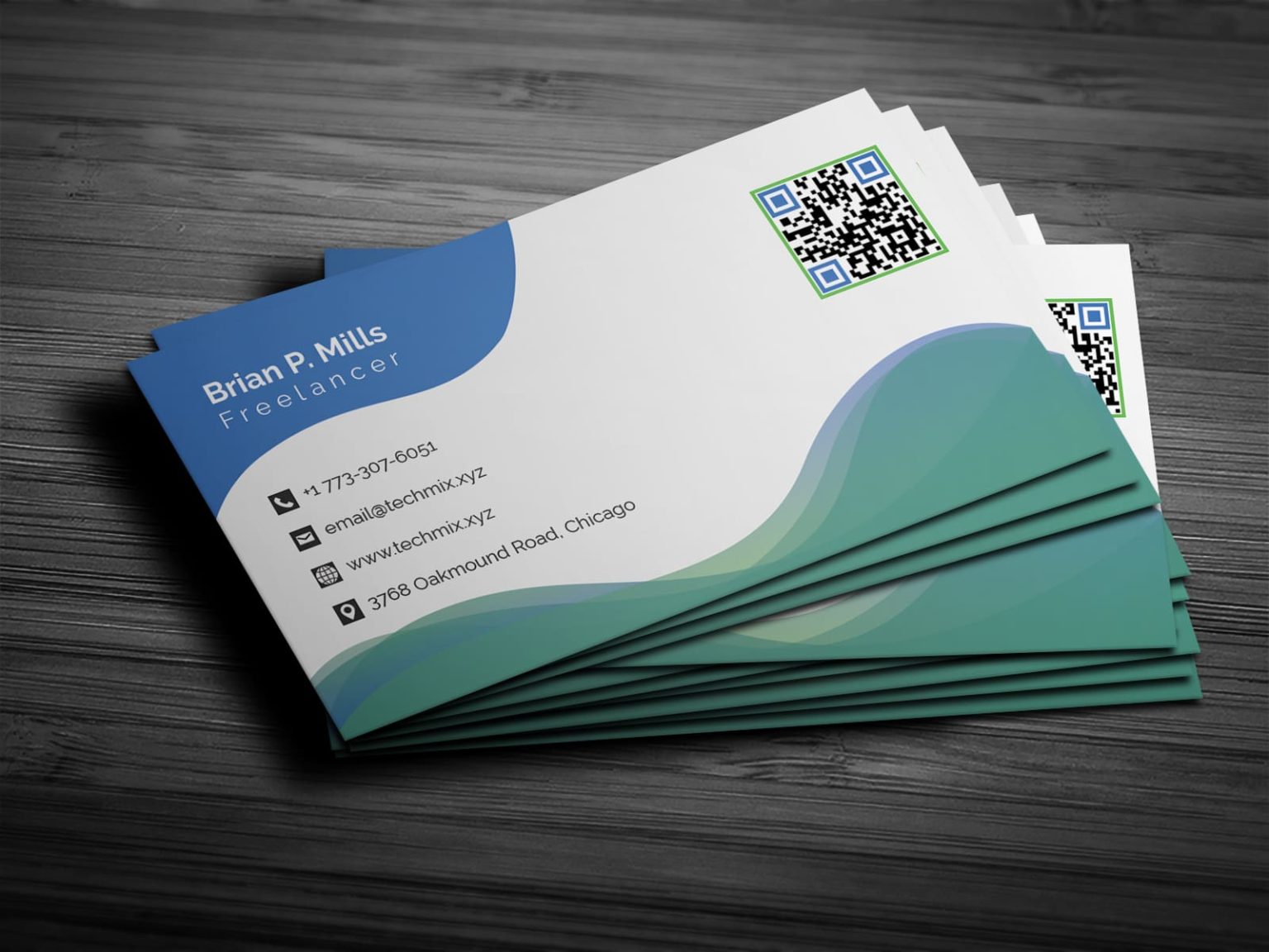 Civil Engineer Business Card Design | TechMix