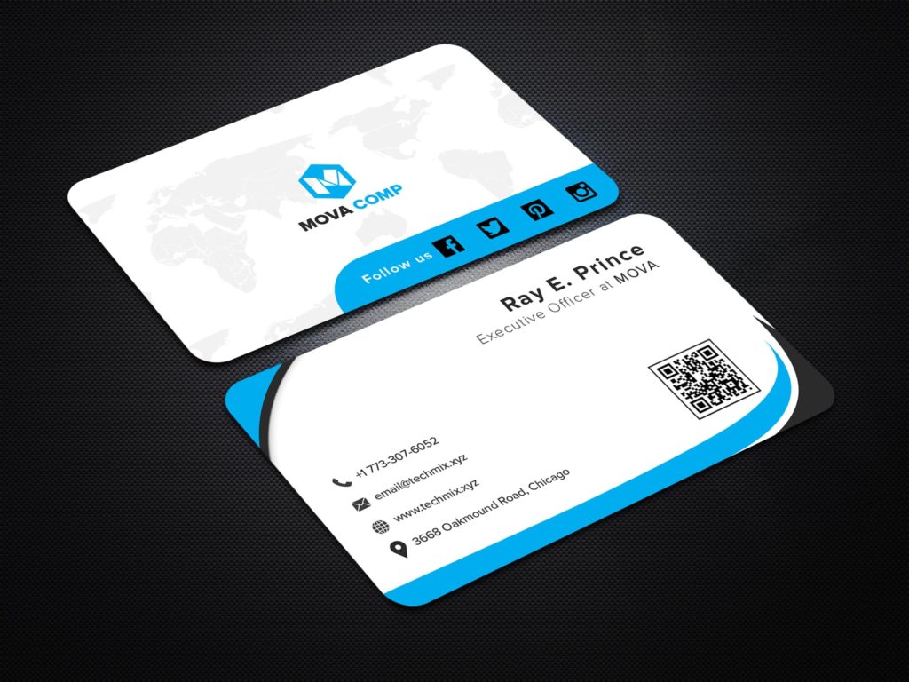 Civil Engineer Business Card Design | TechMix