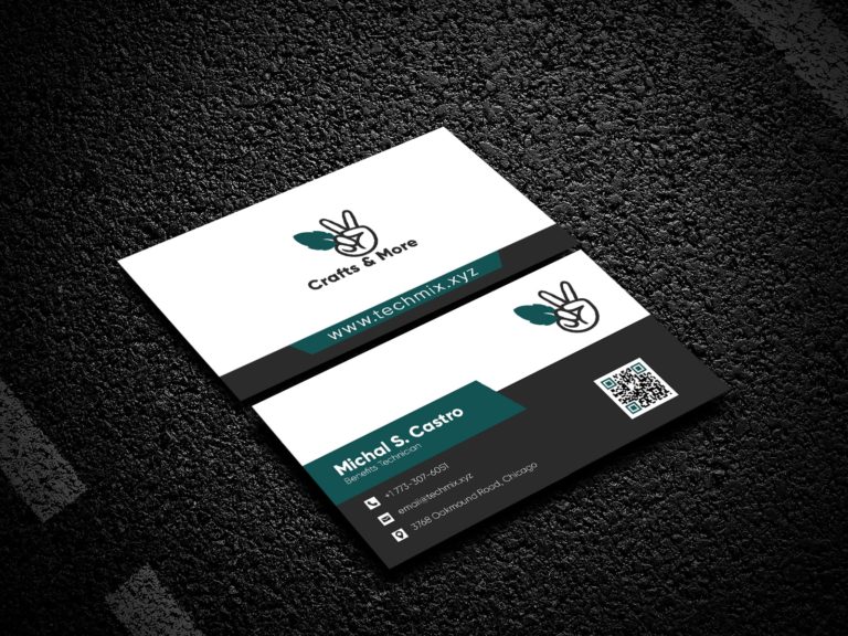 Civil Engineer Business Card Design | TechMix